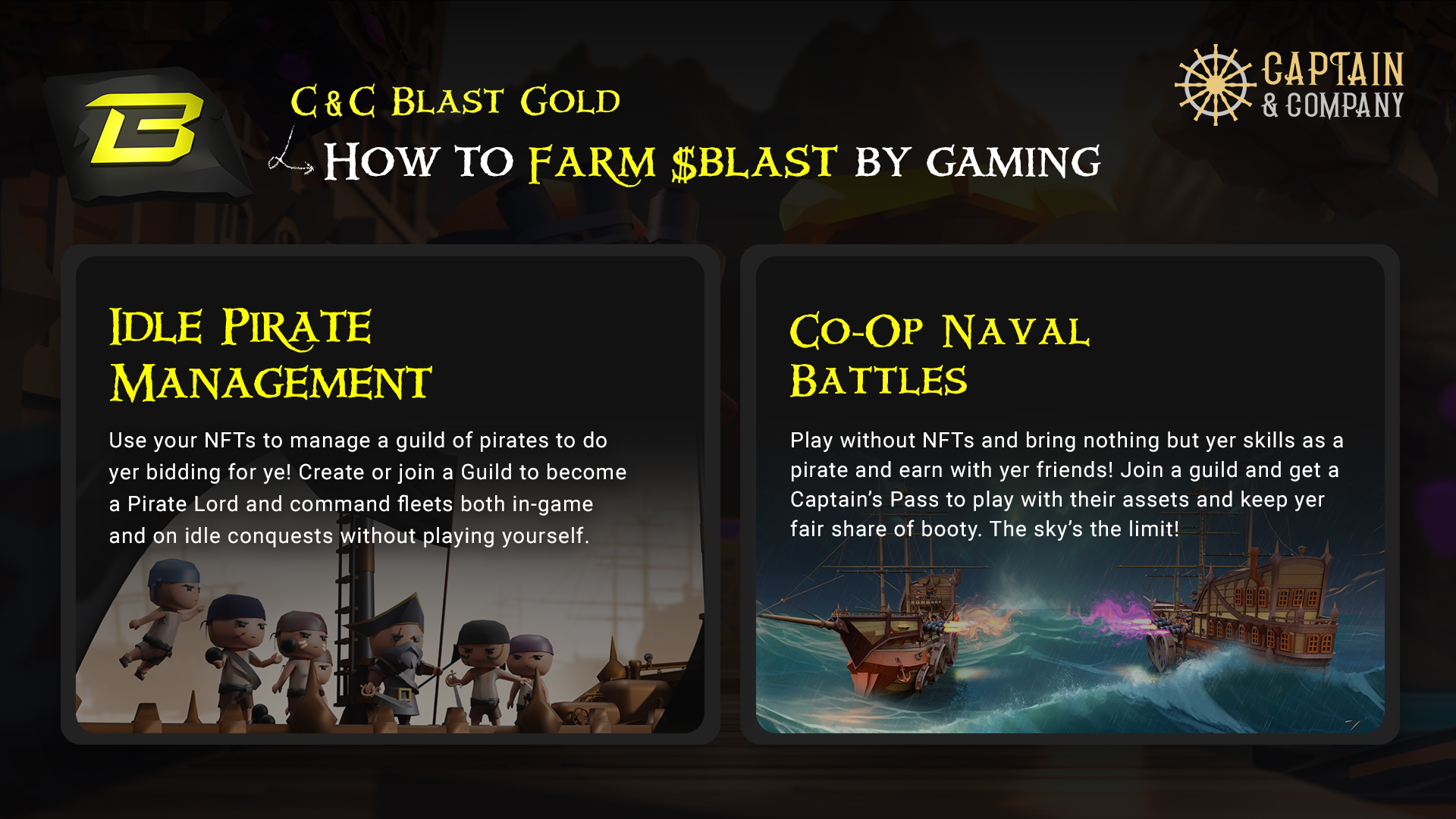 Getting Started in C&C: Being a Pirate - Captain & Company