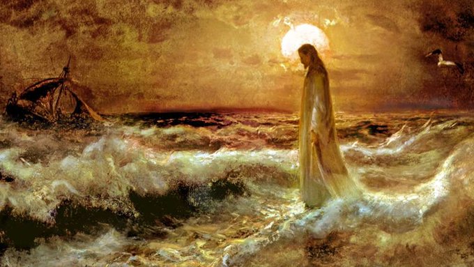 Why did Peter sink so suddenly, after just proving he could walk on water?