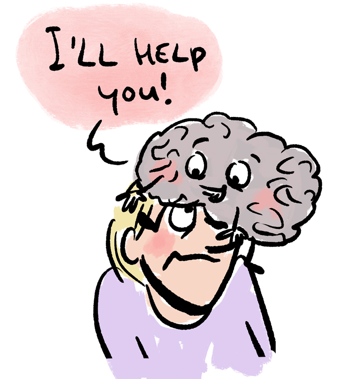How to draw 'overthinking'? - Betje’s Comics