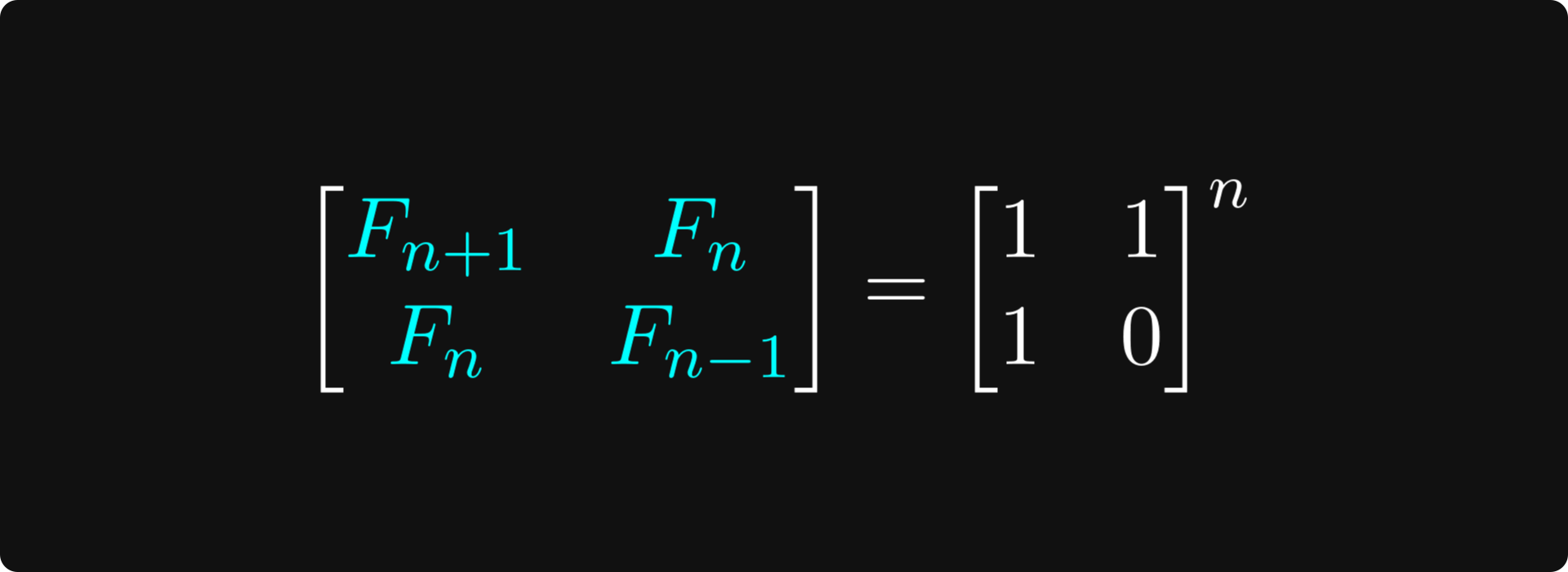 The non-recursive formula for Fibonacci numbers
