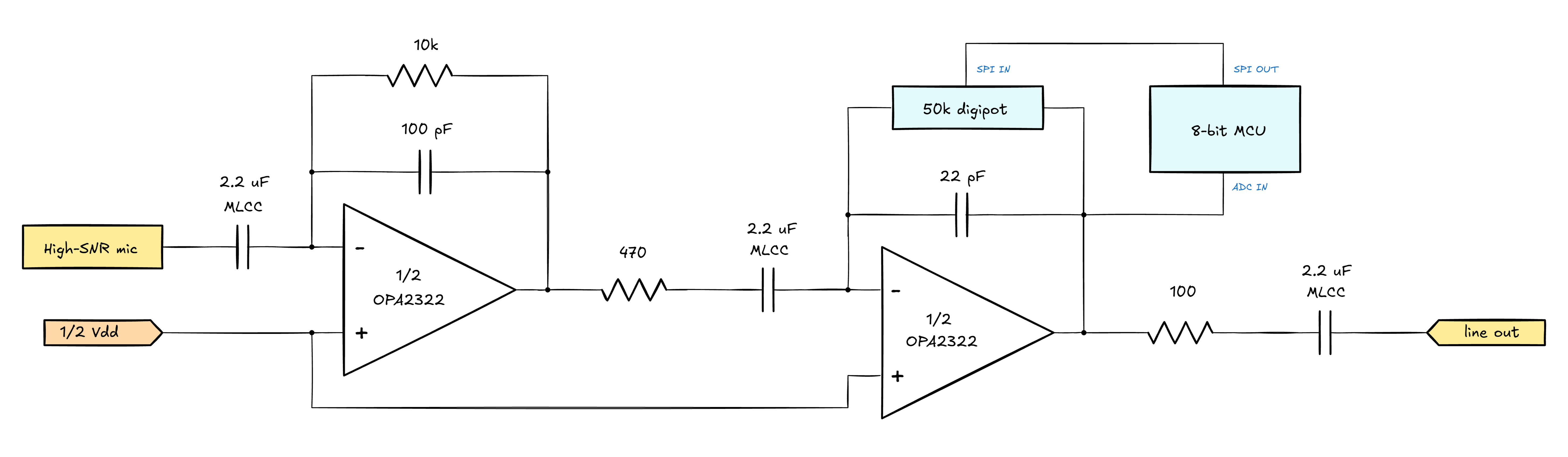 Building a decent microphone amplifier - lcamtuf’s thing