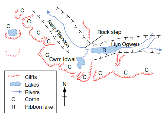 A glaciated area in North Wales - by David Redfern