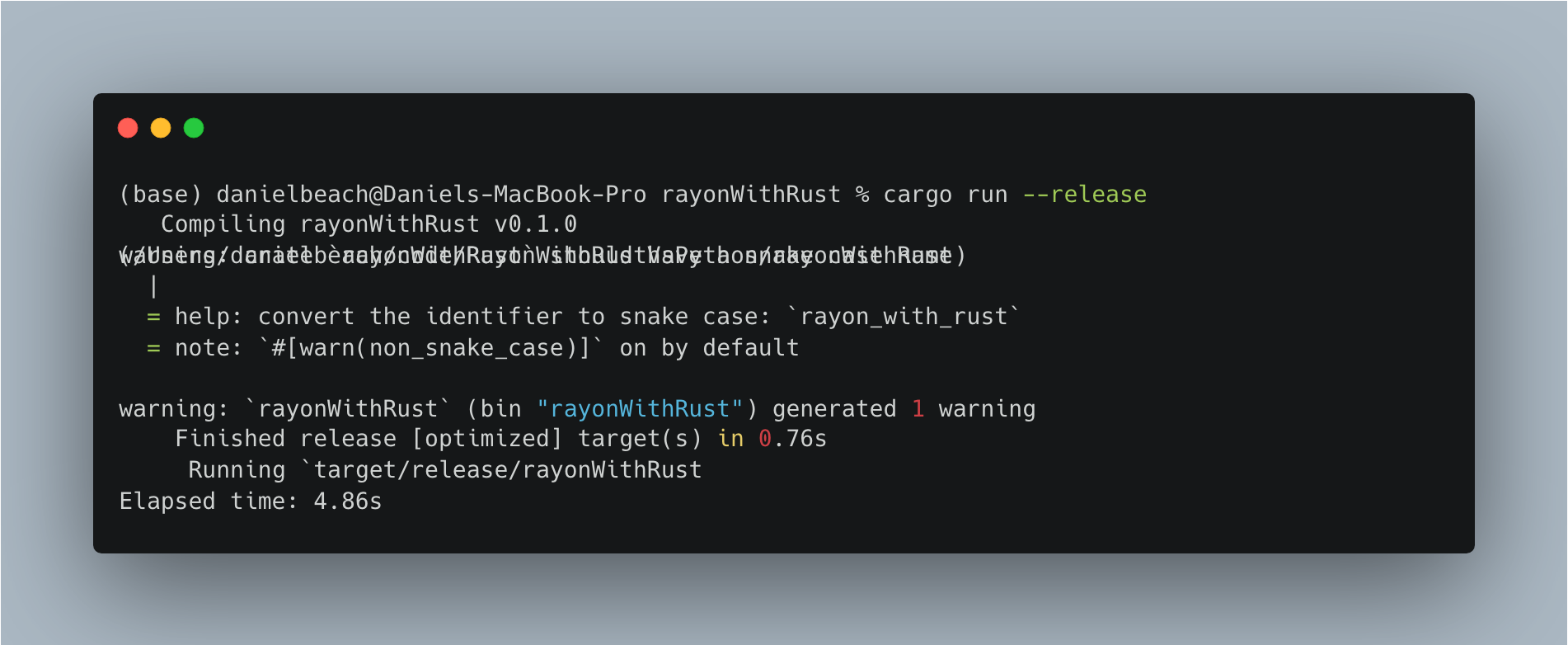 Rayon In Rust Vs Python Process And Thread Pools