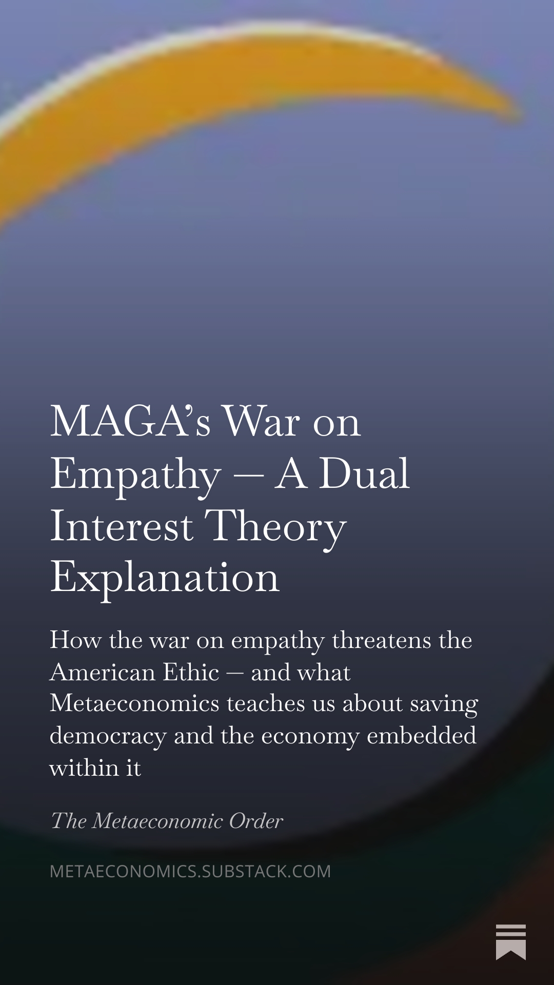 MAGA’s War on Empathy — A Dual Interest Theory Explanation