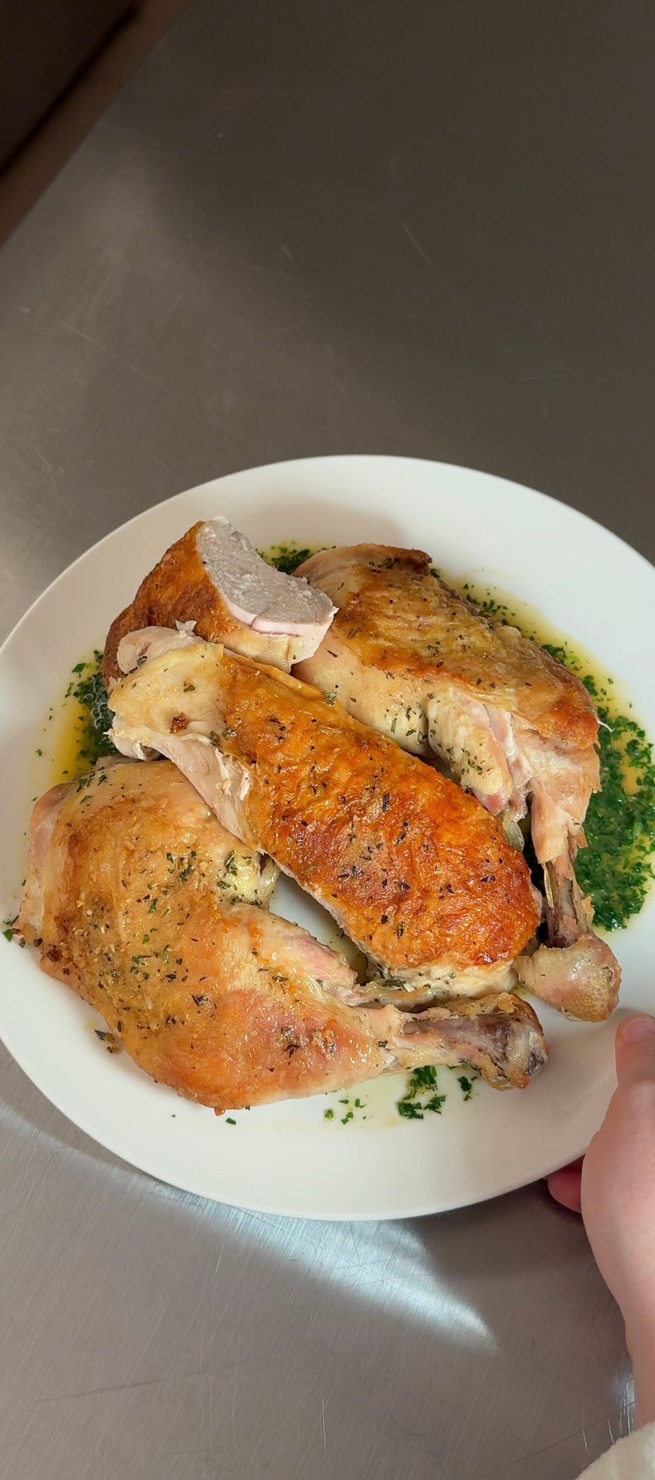 A Crispy, Juicy Whole Chicken Recipe - Anna Goff