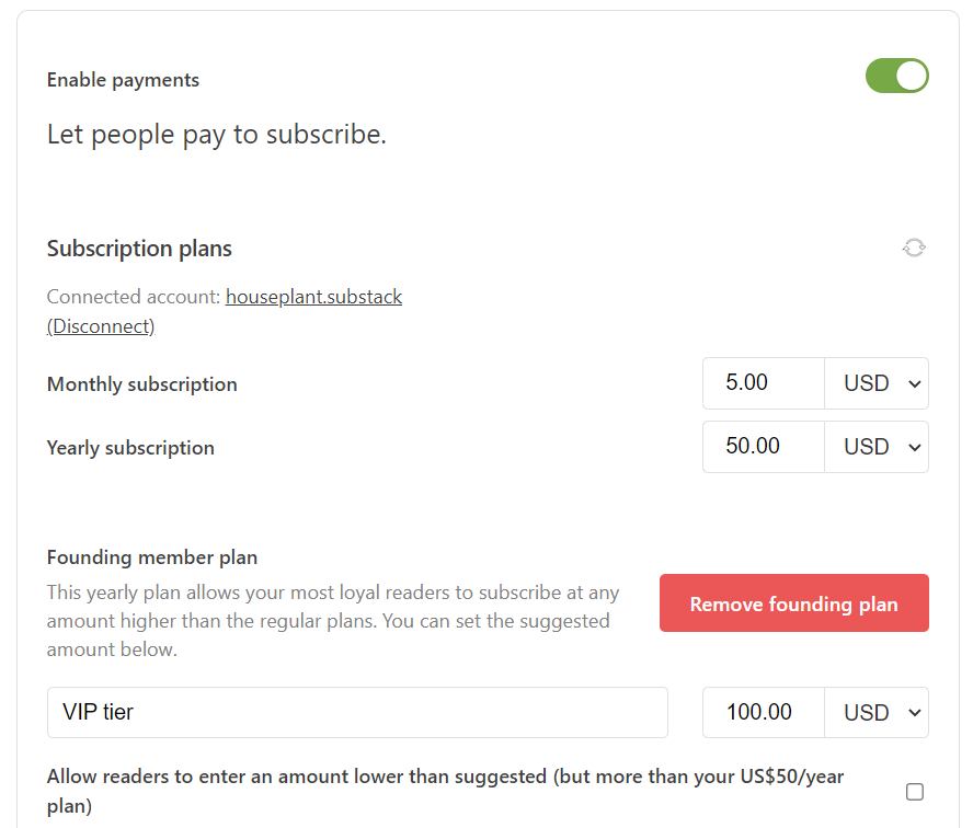How do paid subscriptions on Substack work?