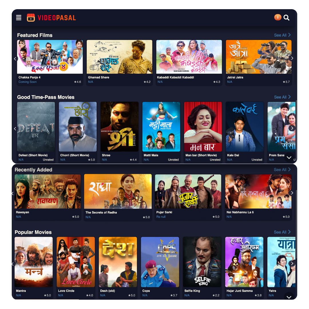 List & Guide: Streaming Nepali Movies - by Ishika Thapa