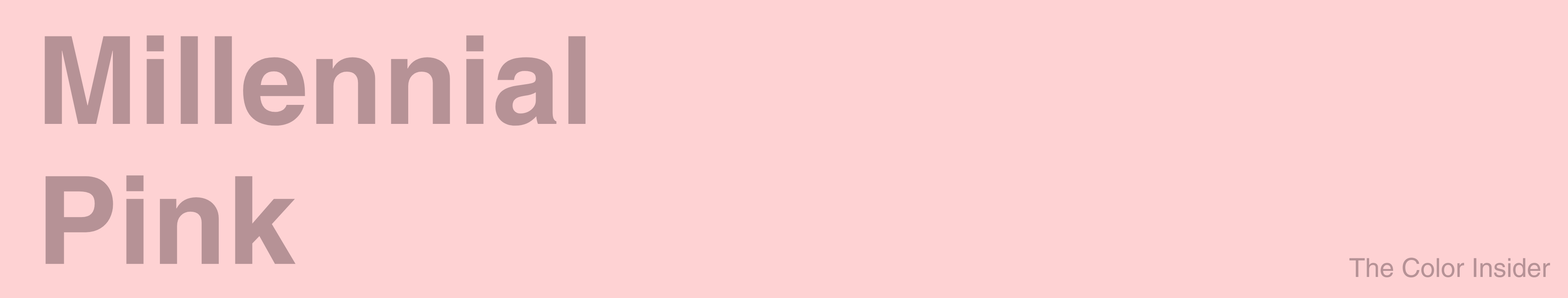 Millennial Pink - by Sasha Lavrova - Color Insider