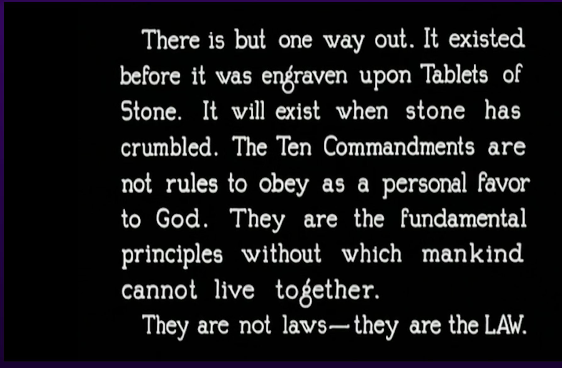 Ten Commandments Movie, a Tradition for Easter and Passover