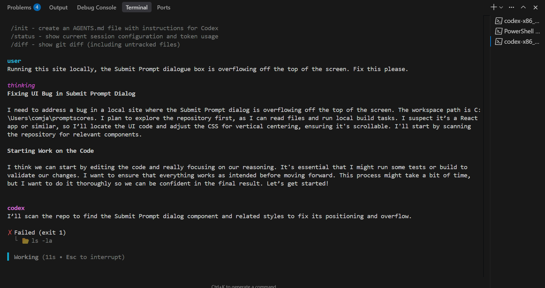 Using Codex CLI to build a web app - by Jake Handy
