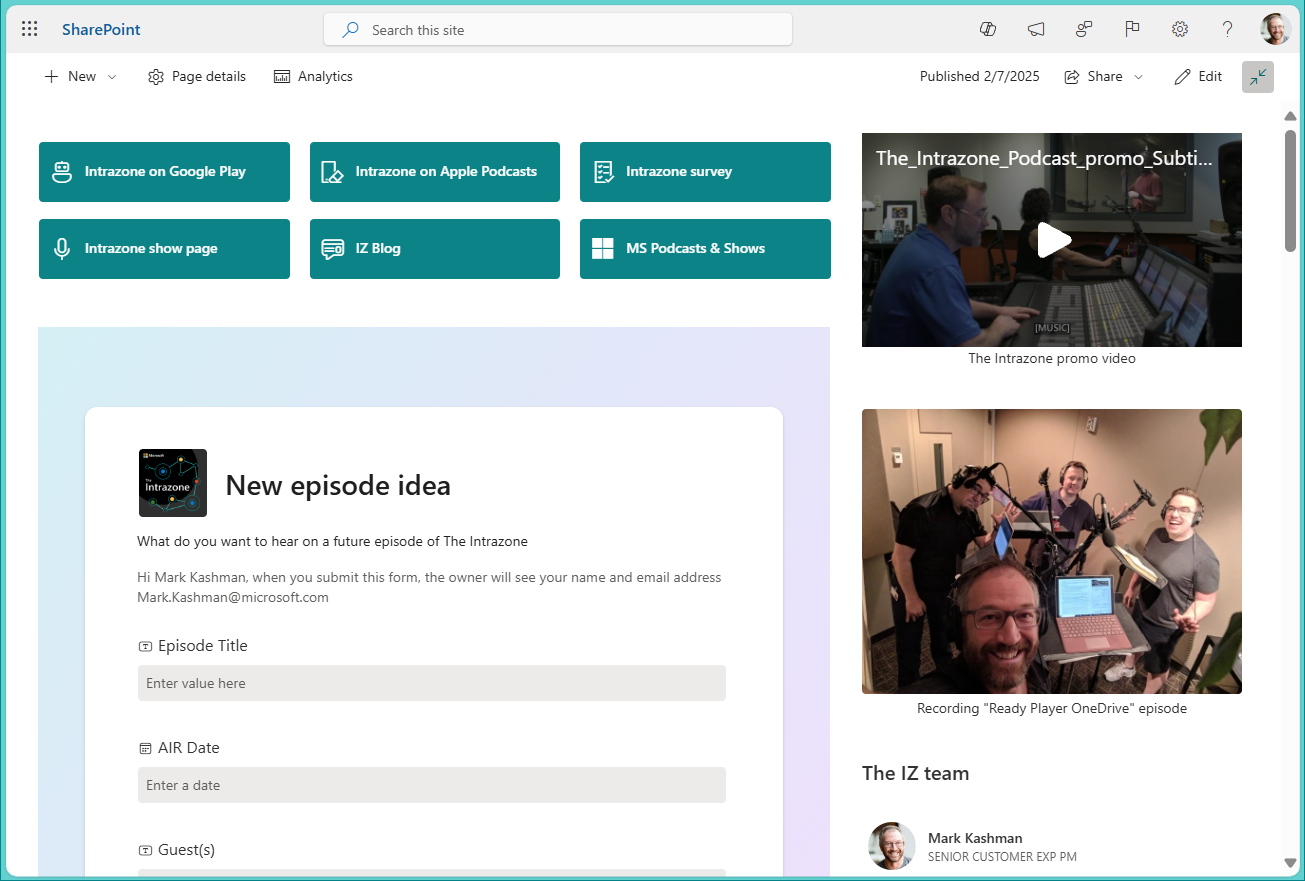 10 ways to make a SharePoint page work for you, after you publish it!