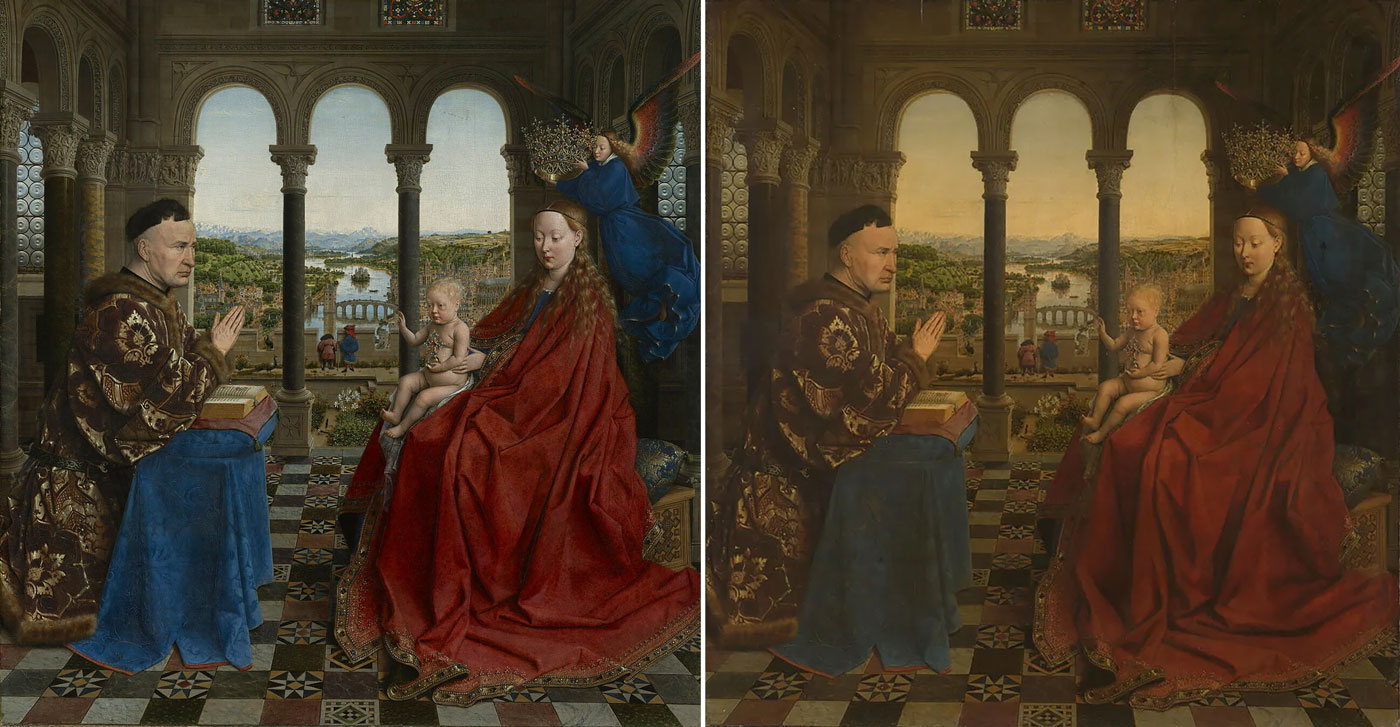 Exploring van Eyck's Madonna of Chancellor Rolin up close