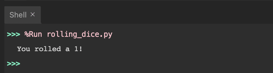 Simple Dice Rolling Simulator - by Ardit Sulce