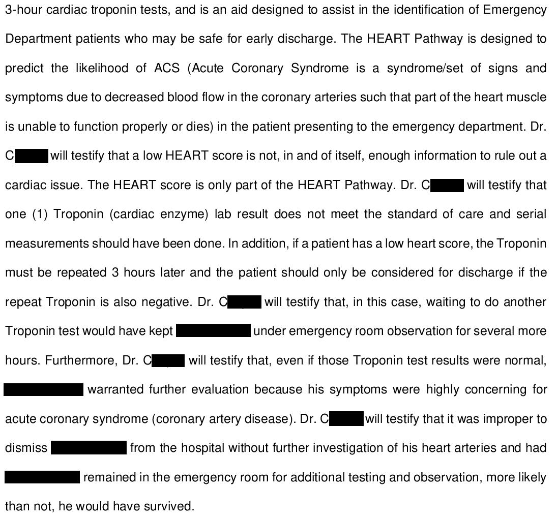 HEART Score - by Med Mal Reviewer