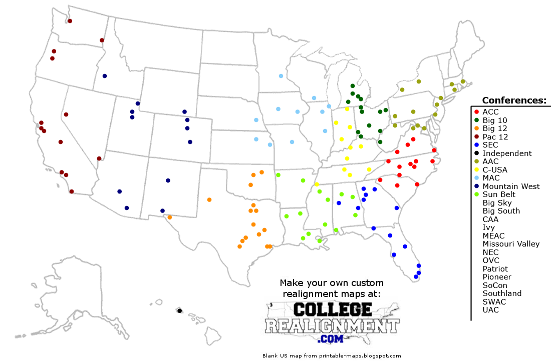 College Football 26 realignment ideas - by Griffin Olah