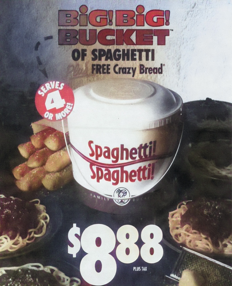 Little Caesars Big! Big! Spaghetti Bucket - The Retroist
