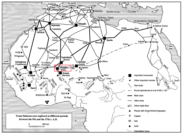 A complete history of the old city of Gao ca. 700-1898.