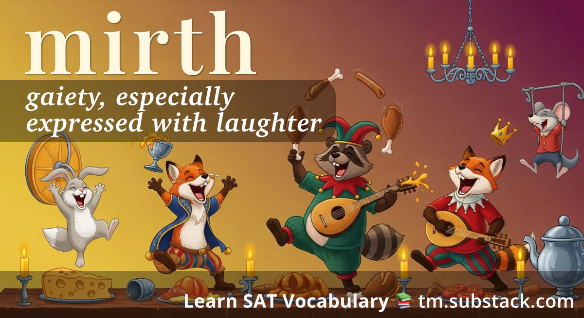 Mirth: Definition & Meaning for the SAT