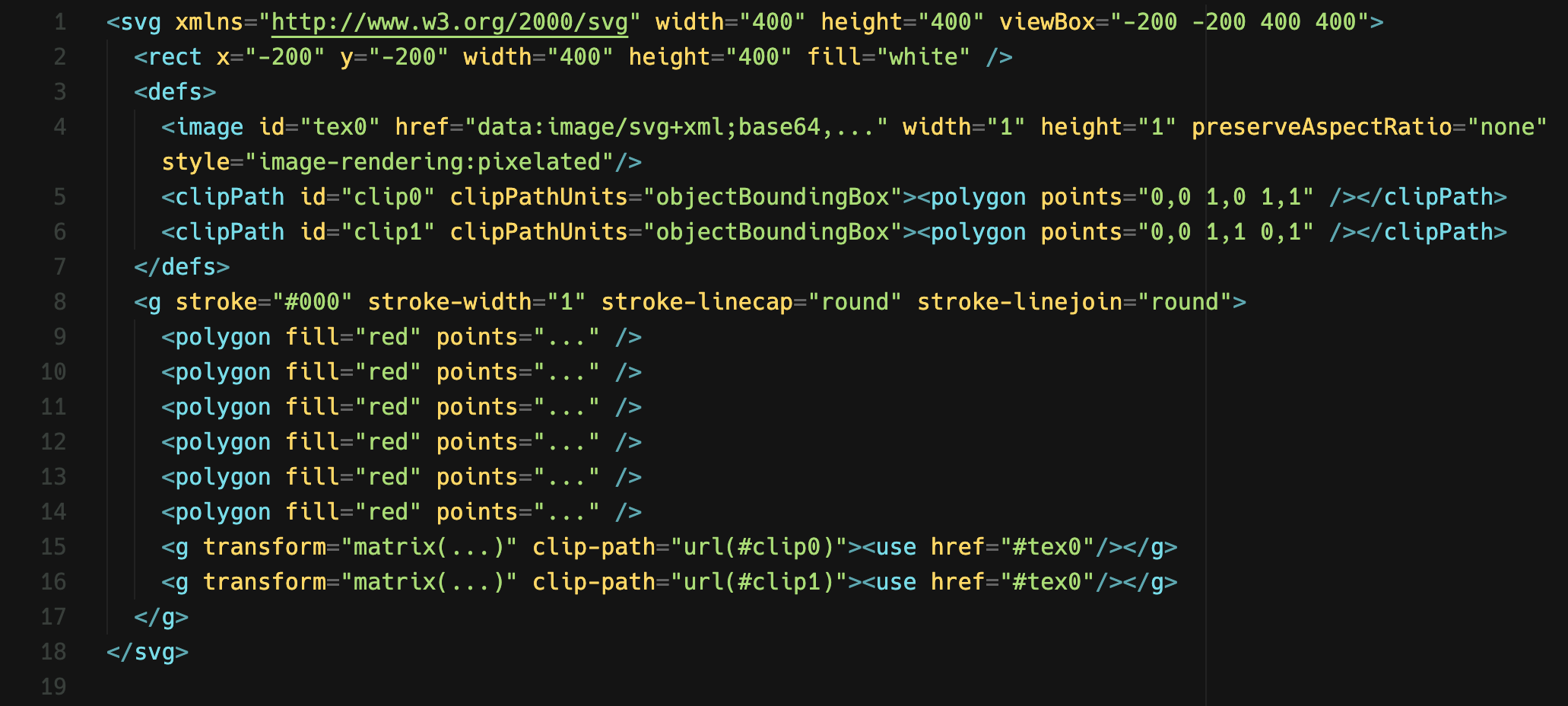 I made a 3D SVG Renderer that projects textures without rasterization