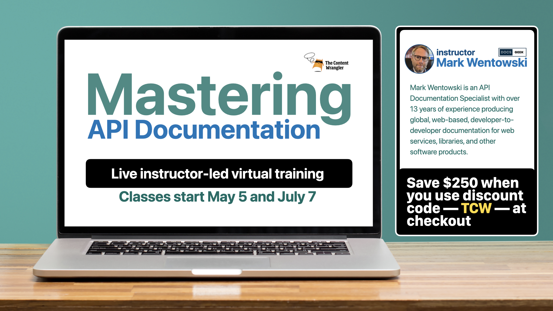 Mastering API Documentation Instructor-Led Virtual Training
