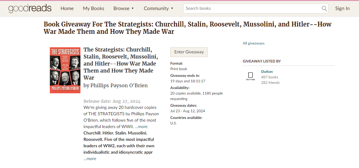 The Strategists - by Phillips P. OBrien
