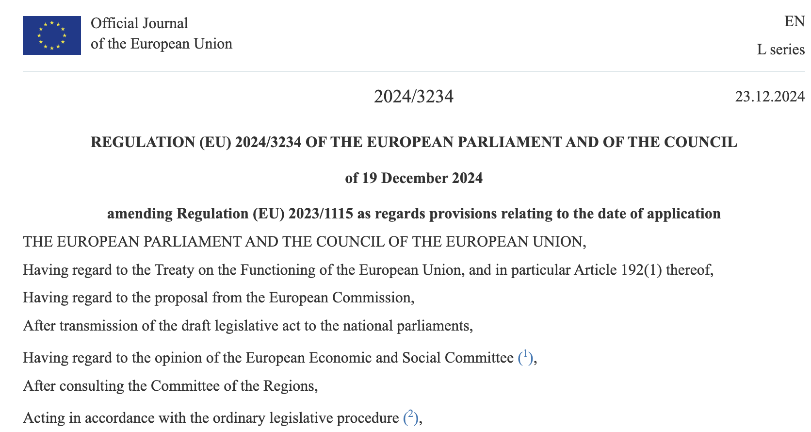 Latest EUDR updates: Final EUDR text published, new list of competent ...