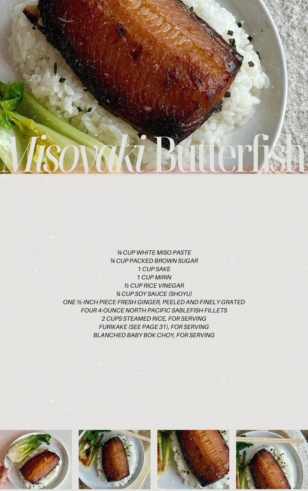 Misoyaki Butterfish Recipe - by Lauren King - Elle Kae