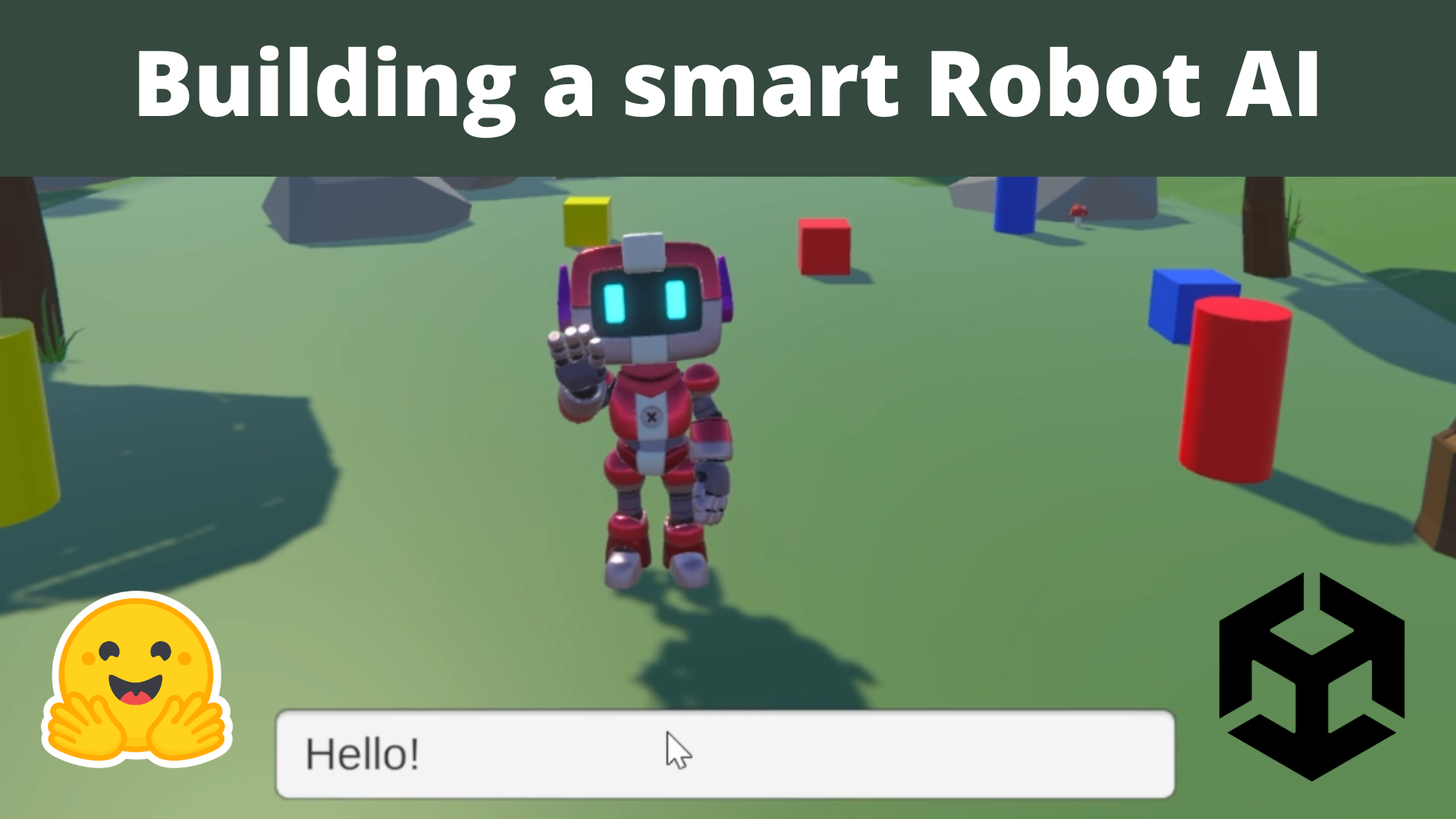 Making an intelligent Robot NPC using Hugging Face 🤗 and Unity