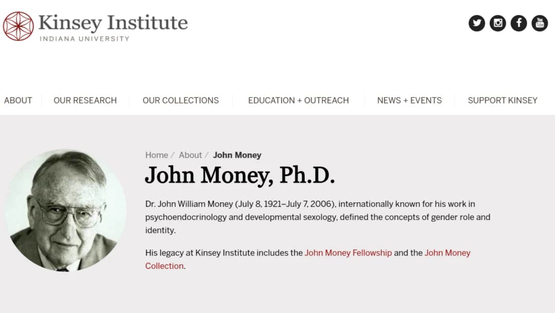Dr. John Money, Father Of Gender Theory, Was A Pedophilia Apologist