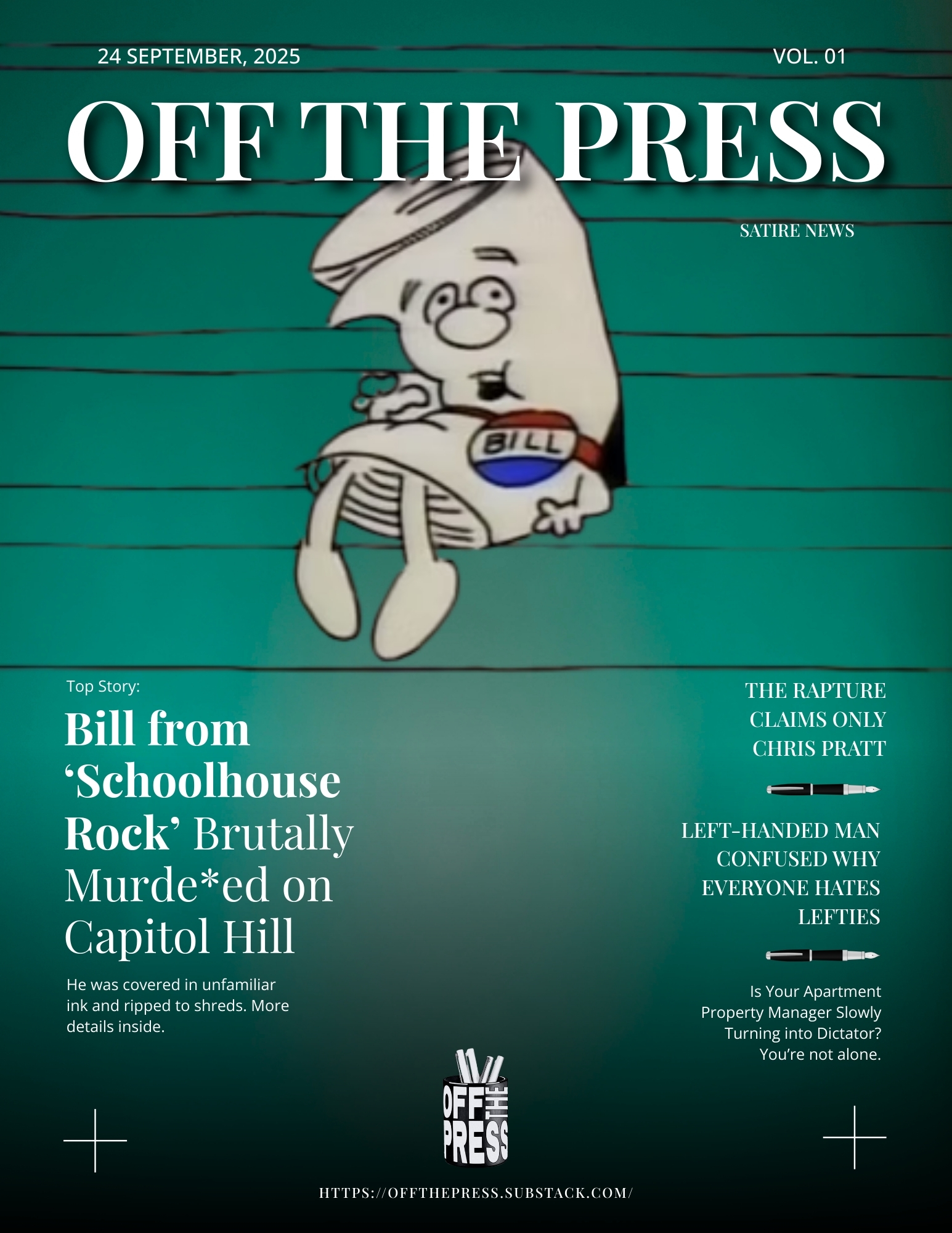 About - Off The Press Satire