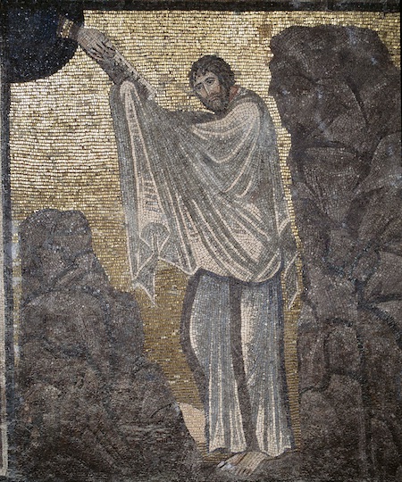The Transfiguration mosaic at Sinai - by Amelia McKee
