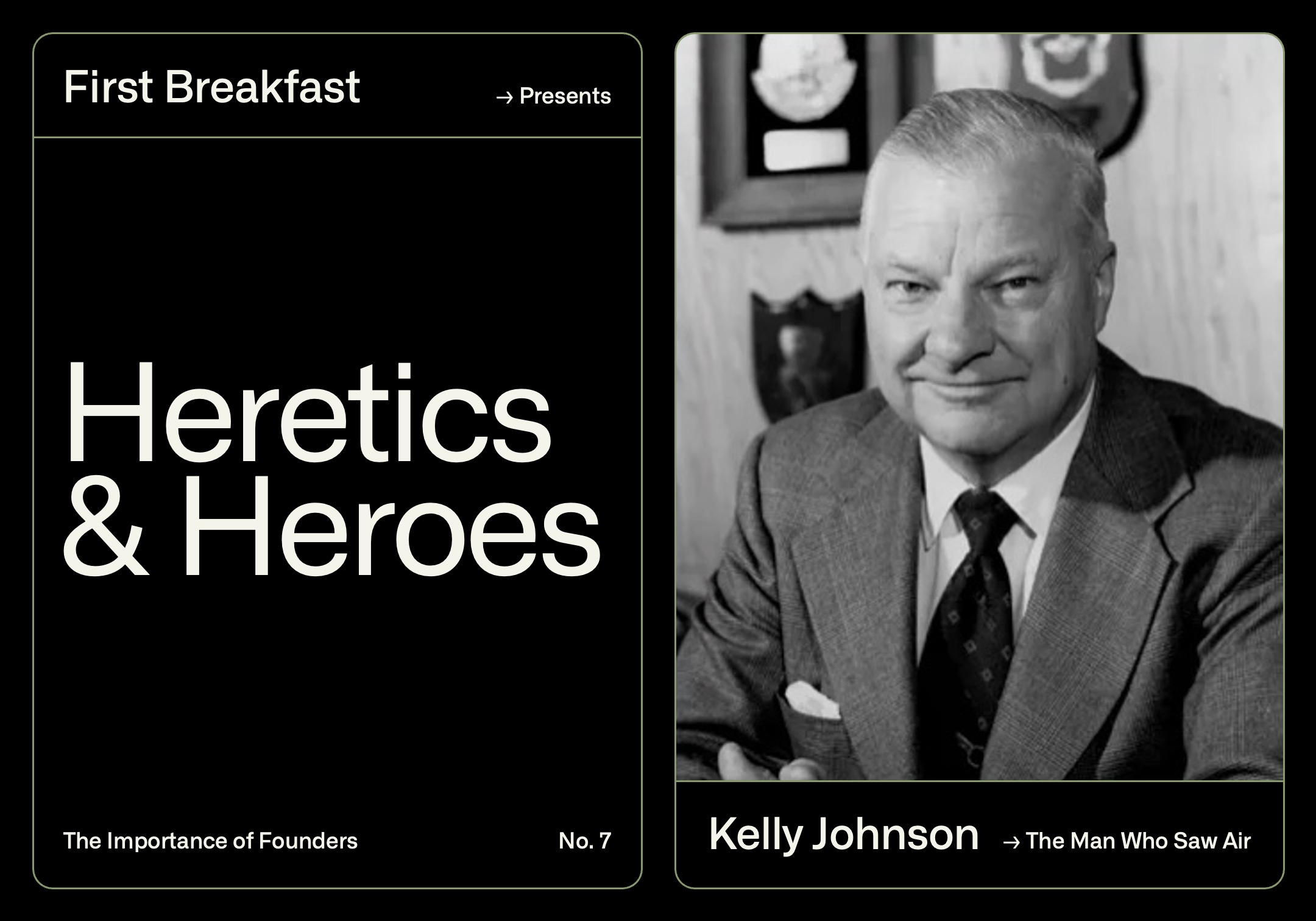 Kelly Johnson, the Man Who Saw Air