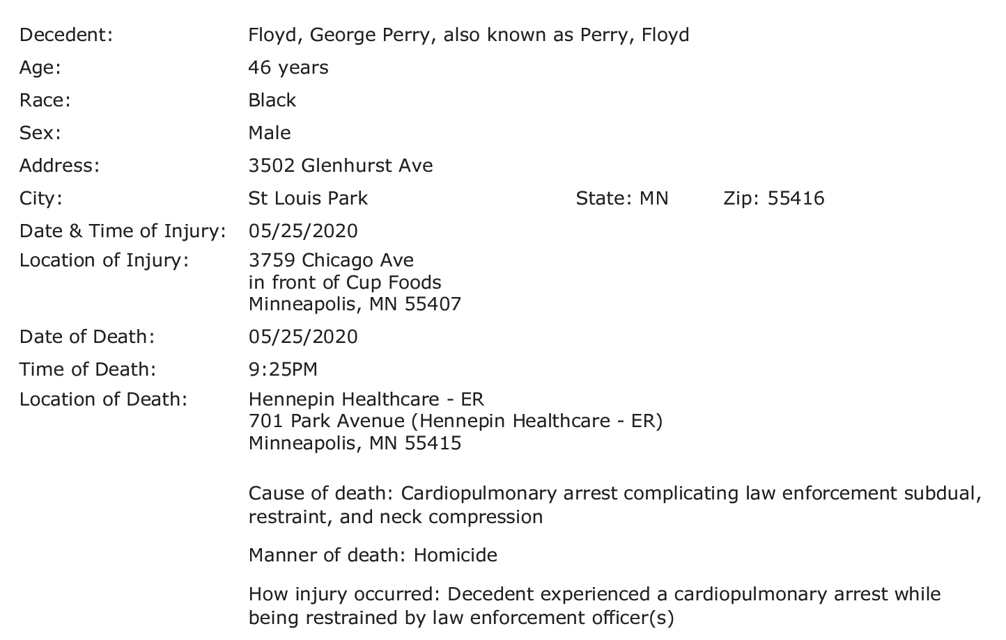 The retconning of George Floyd, part two: the autopsy