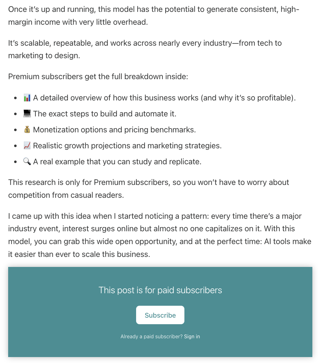 11 Types of Perks for Paid Subscribers on Substack