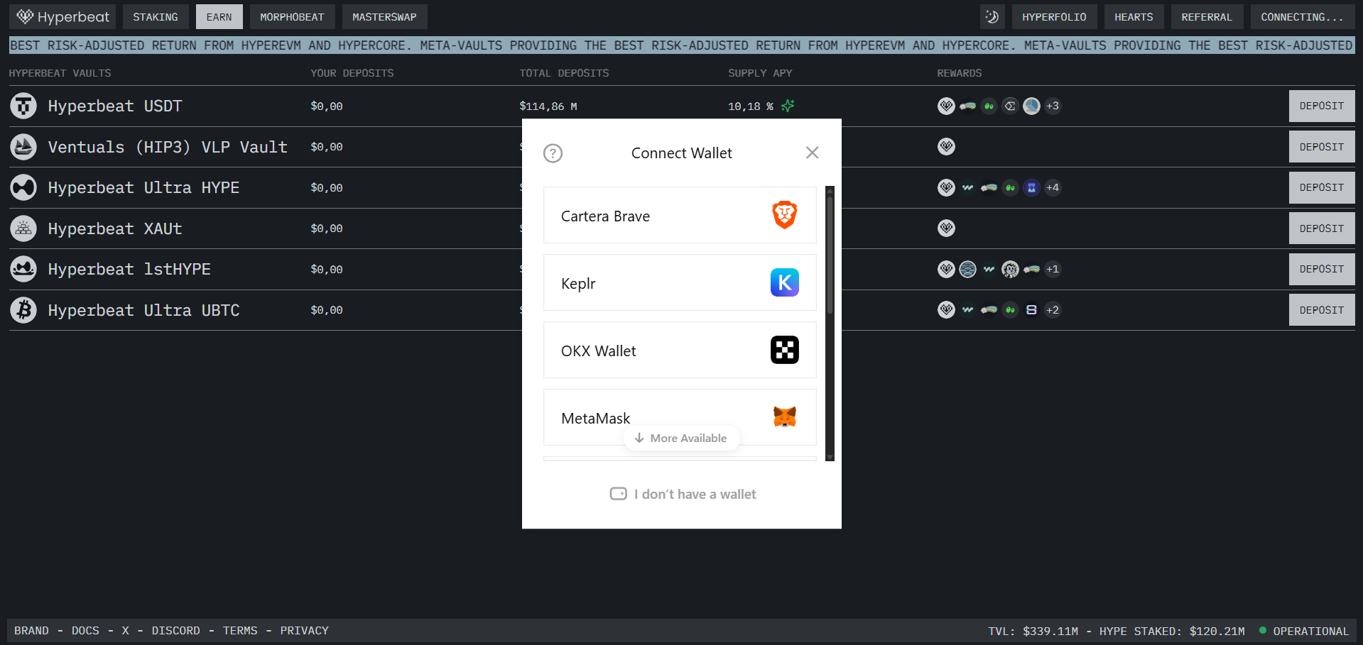 💚 Hyperbeat: Staking, préstamos y yield farming en la HyperEVM