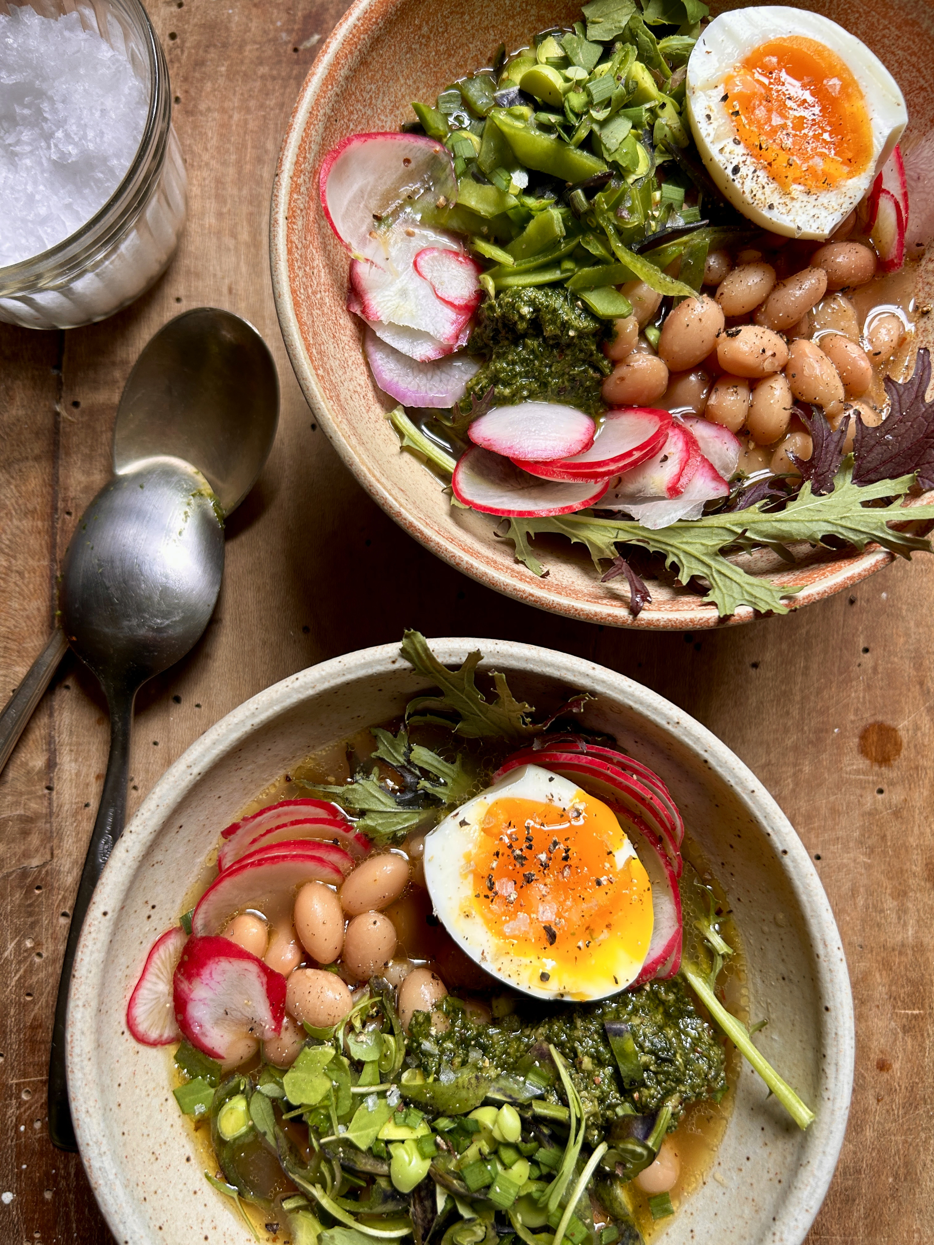 Spring beans Plump, versatile, perfect for layering with what's in season