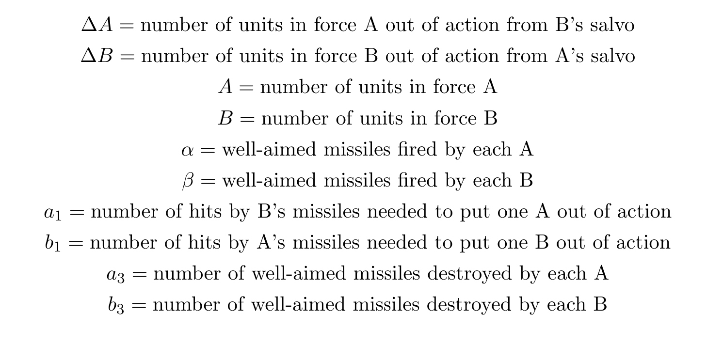Fire Effectively First: CAPT Wayne Hughes and Salvo Equations