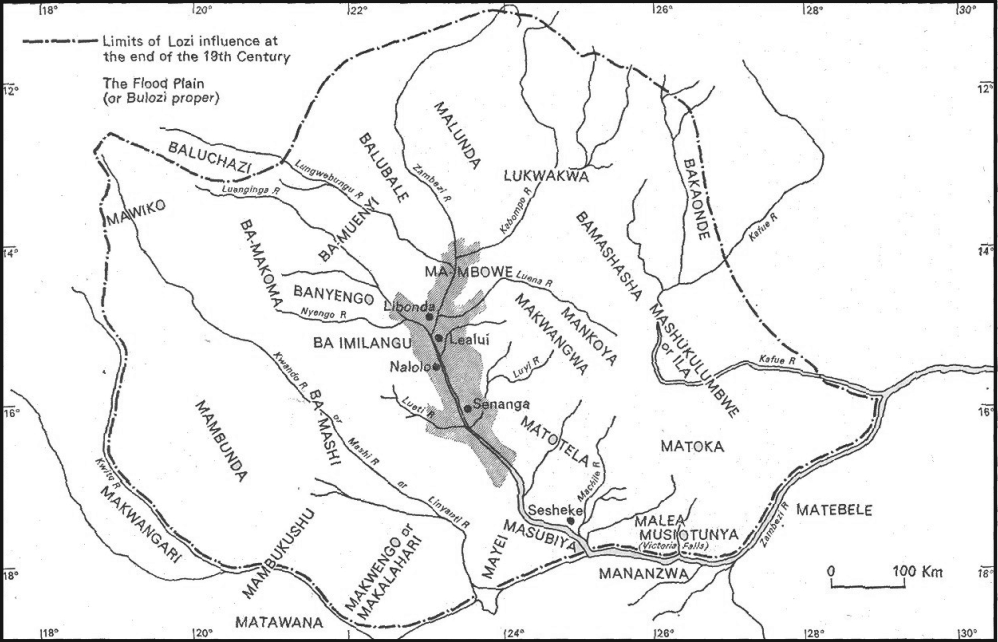 A history of the Lozi kingdom. ca. 1750-1911.