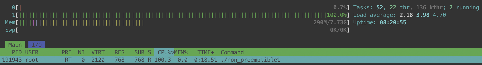 Core Pinning & Avoiding Context-Switches