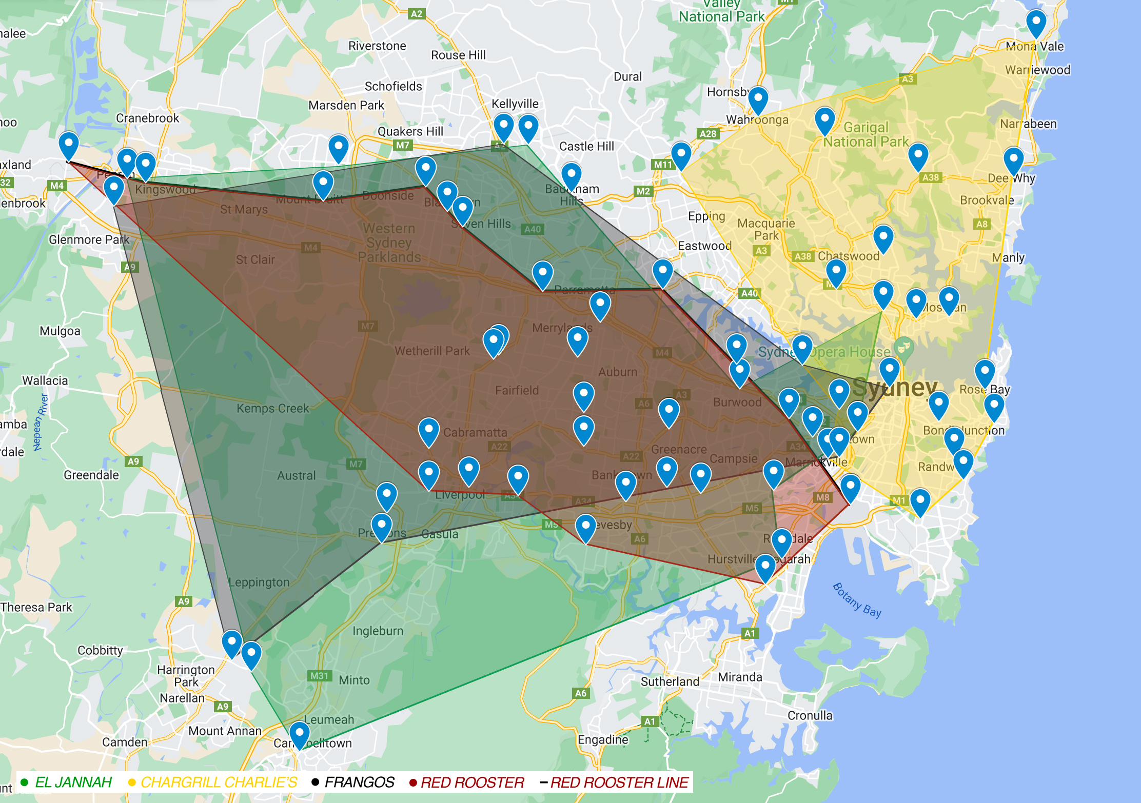 The Four Chicken Frontiers of Sydney - by Alana Dimou