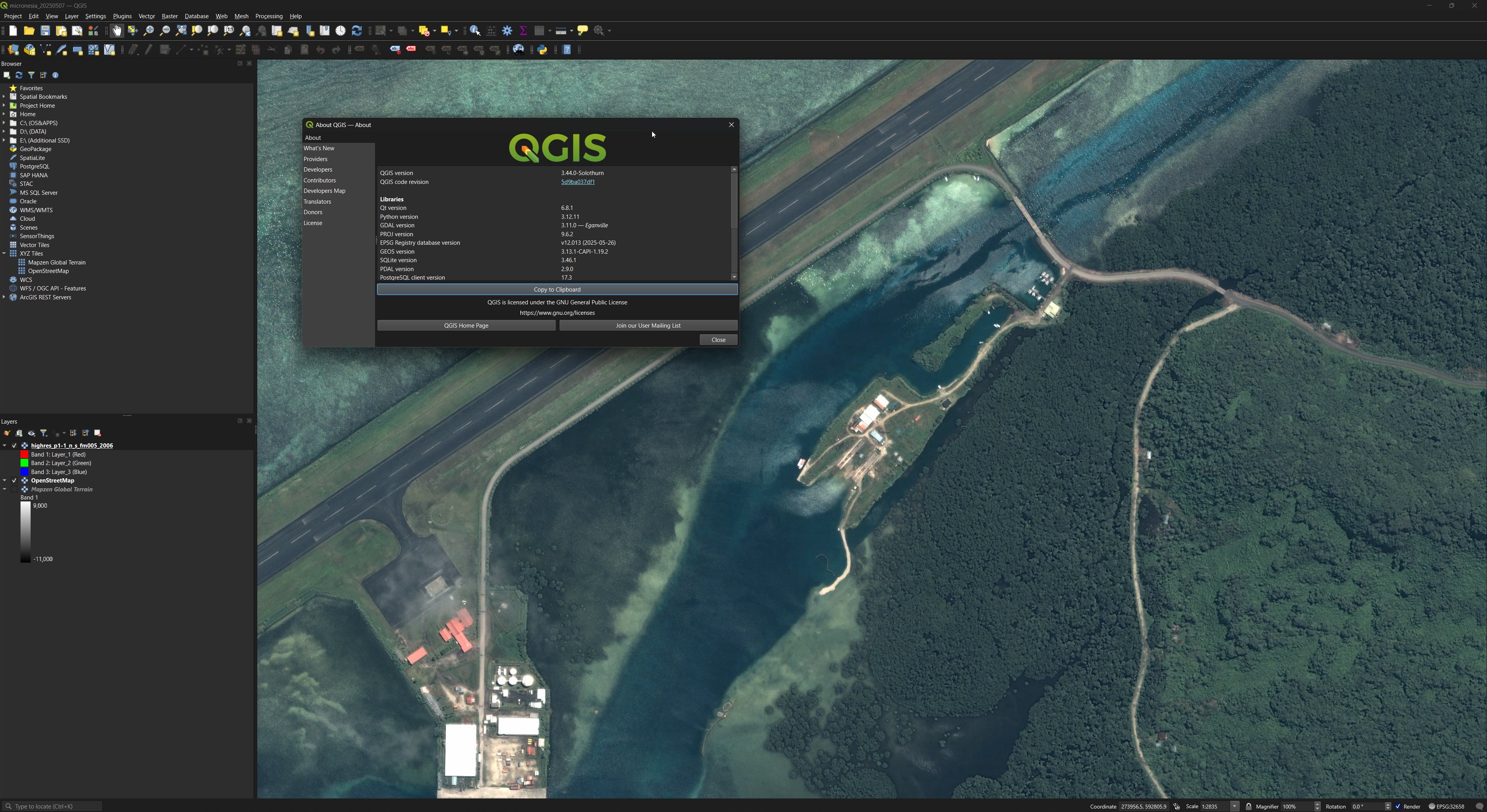 Enjoying Exploring The New QGIS v3.44.0 - EarthStuff