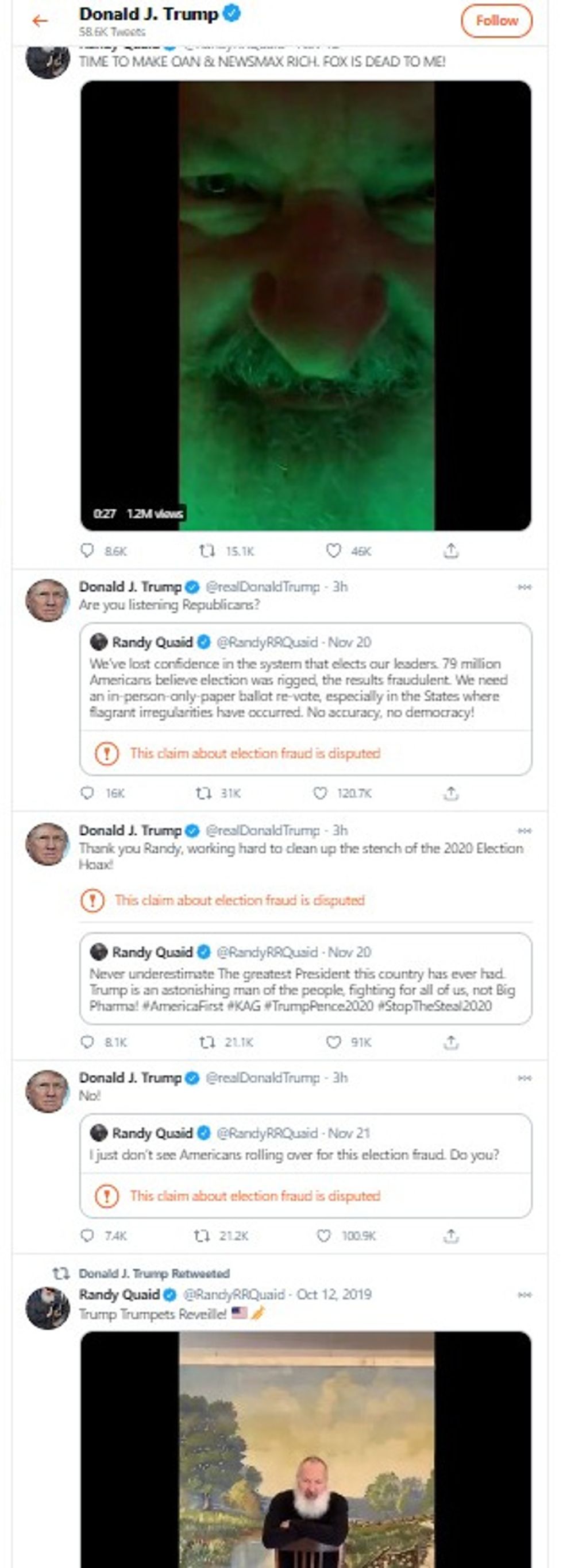 Celebrate Randy Quaid Day With Crazy Wizard Video You Didn't Know You ...