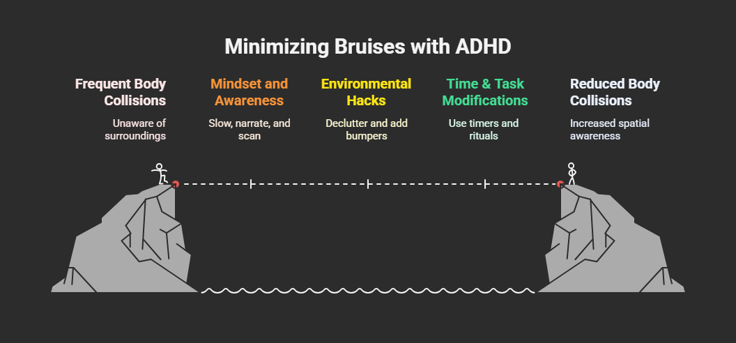 💥 Why Do I Keep Bumping Into Things?! The ADHD Bruise Mystery Explained 🟣