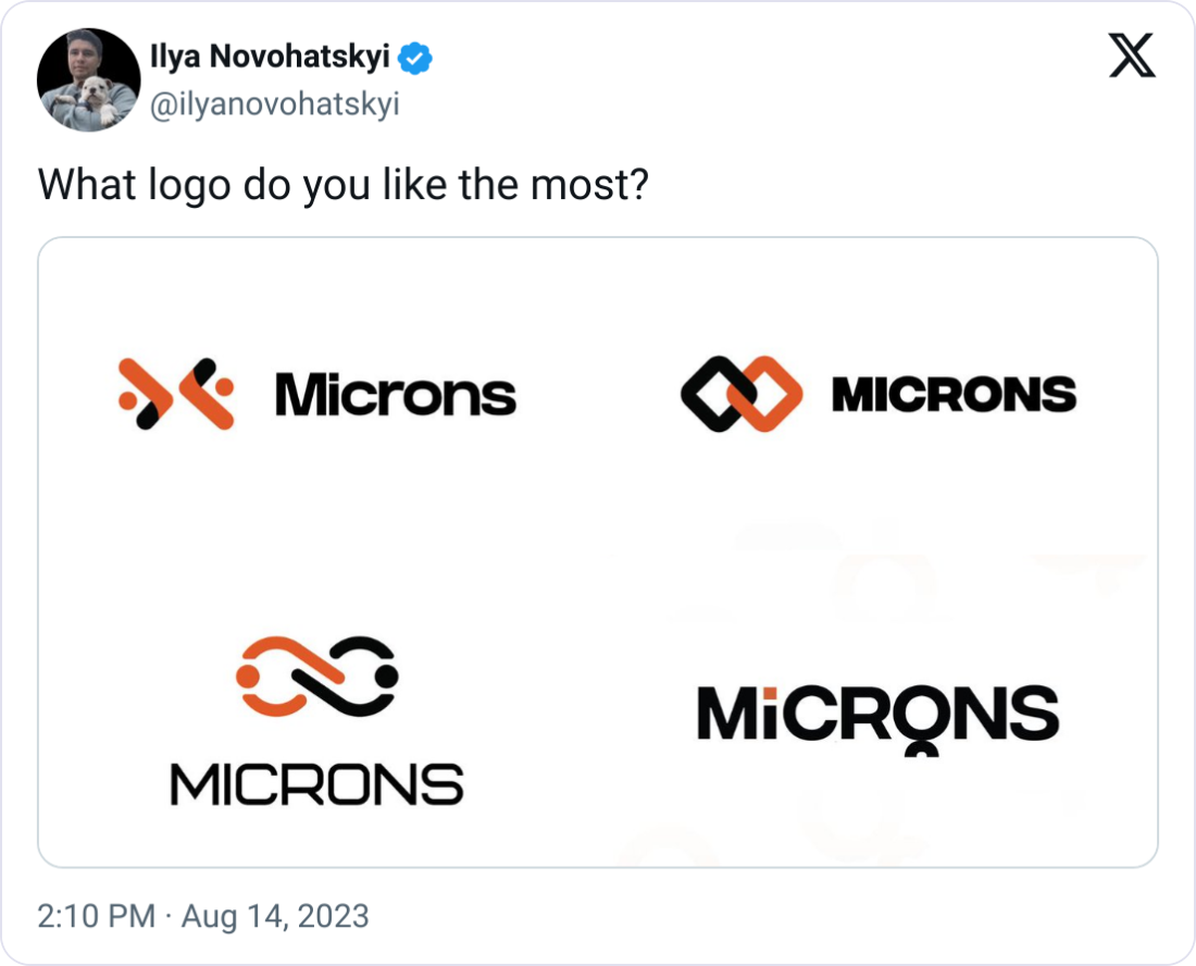 How we created our new logo - by Ilya Novohatskyi - Microns