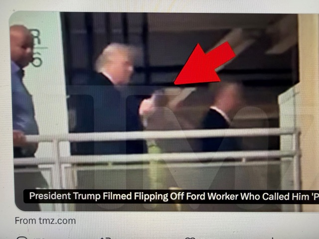 UAW Ford worker yells at Trump, suspended