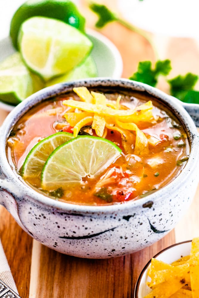 Sopa de Lima (Yucatán-Style Lime Tortilla Soup)