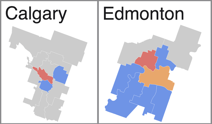 Top 10 closest Alberta races in Canada's 2025 election