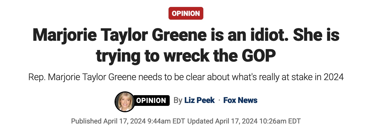 everybody hates Marjorie Spork Toes Greene