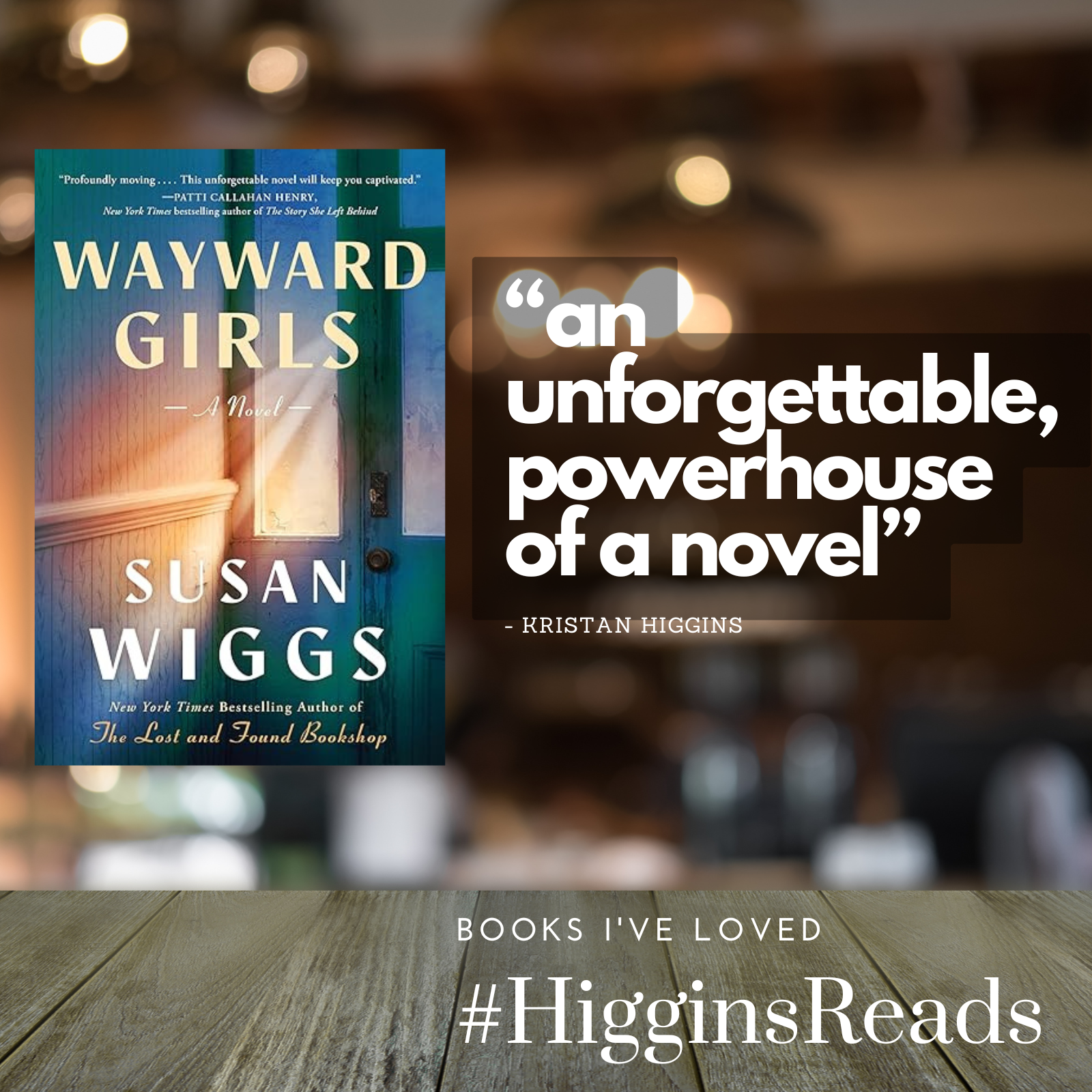 Susan Wiggs has written a masterpiece - Kristan Higgins