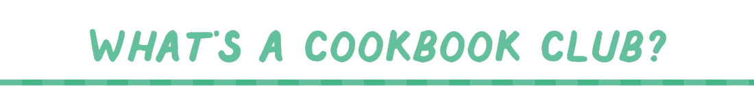 how to host a cookbook club